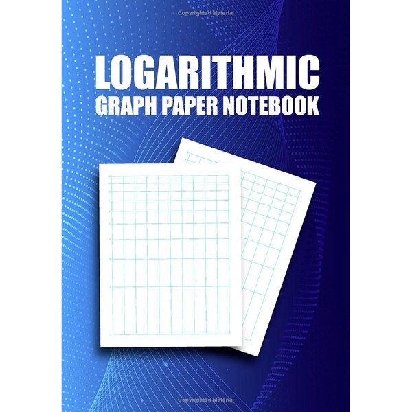 Logarithmic Graph Paper Notebook: Semi-Log, Log-Log Sheets | NDSU Bokstore